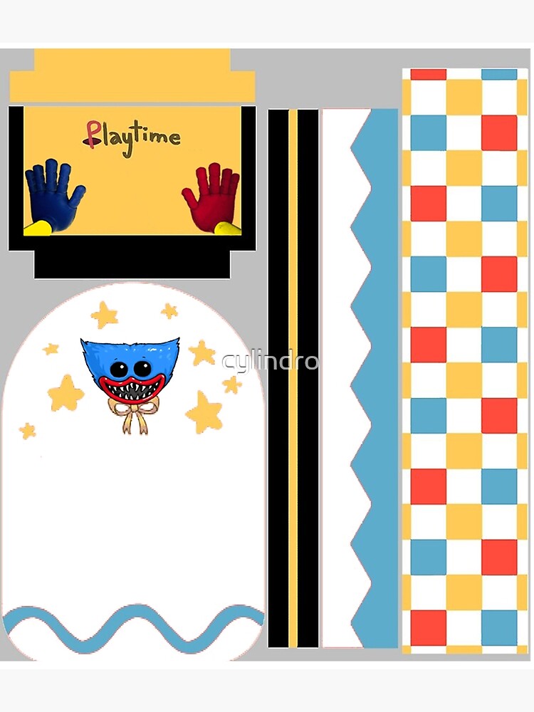 Huggy Wuggy Grabpack, Poppy Playtime Backpack Designed & Sold By Kisembo