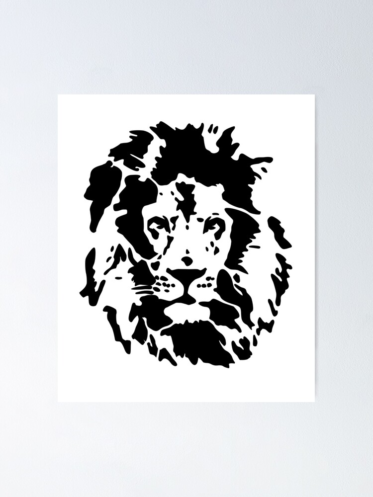 "Lion Graph" Poster for Sale by Odal-Designs | Redbubble