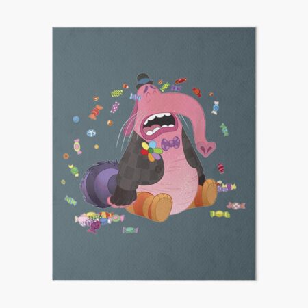"Inside Out Bing Bong Crying Candy " Art Board Print by EsteeBrook ...