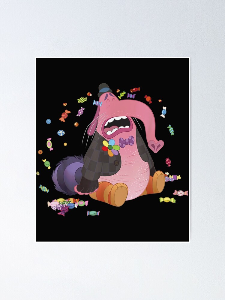 "Inside Out Bing Bong Crying Candy " Poster by EsteeBrook | Redbubble
