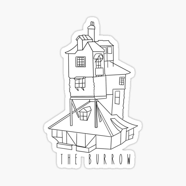 "The Burrow" Sticker for Sale by stylistking | Redbubble