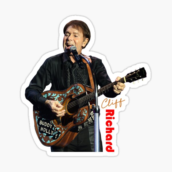 "cliff richard" Sticker for Sale by Annah07 | Redbubble