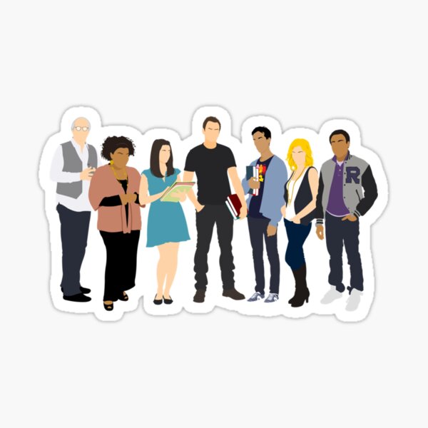 "The Study Group " Sticker for Sale by AlexShop80 | Redbubble