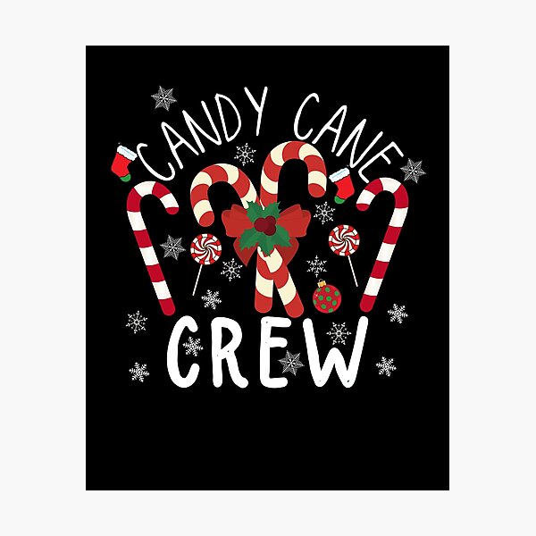 "Candy Cane Crew, Candy Cane Cutie Lover Christmas Sweets Stripes ...