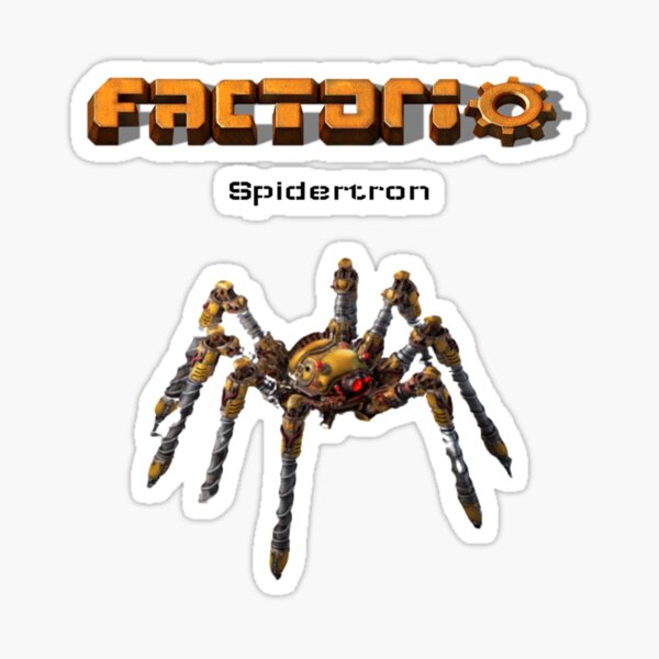"Factorio Spidertron " Sticker by Dominic-Shop | Redbubble