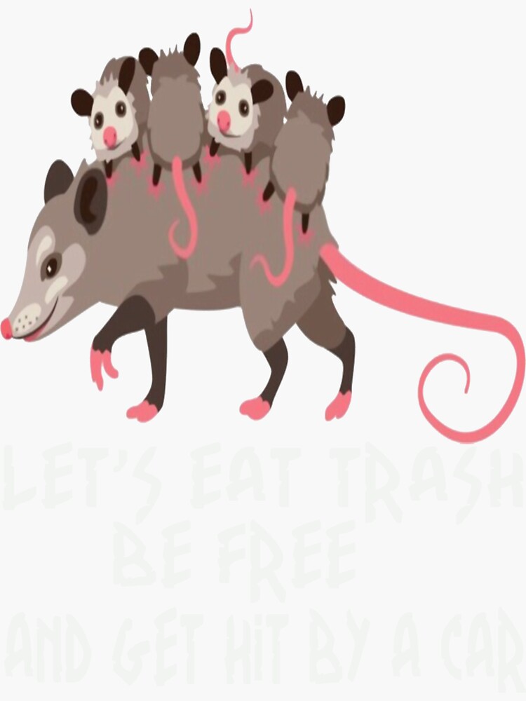 "Singing Possum" Sticker for Sale by dogslovers01 | Redbubble