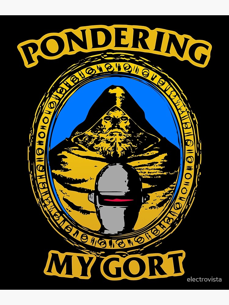 "Pondering My Orb Gort Robot Meme" Photographic Print for Sale by ...