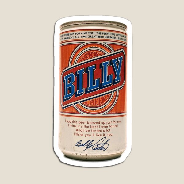 "Billy Beer Can" Magnet for Sale by kknackstedt | Redbubble