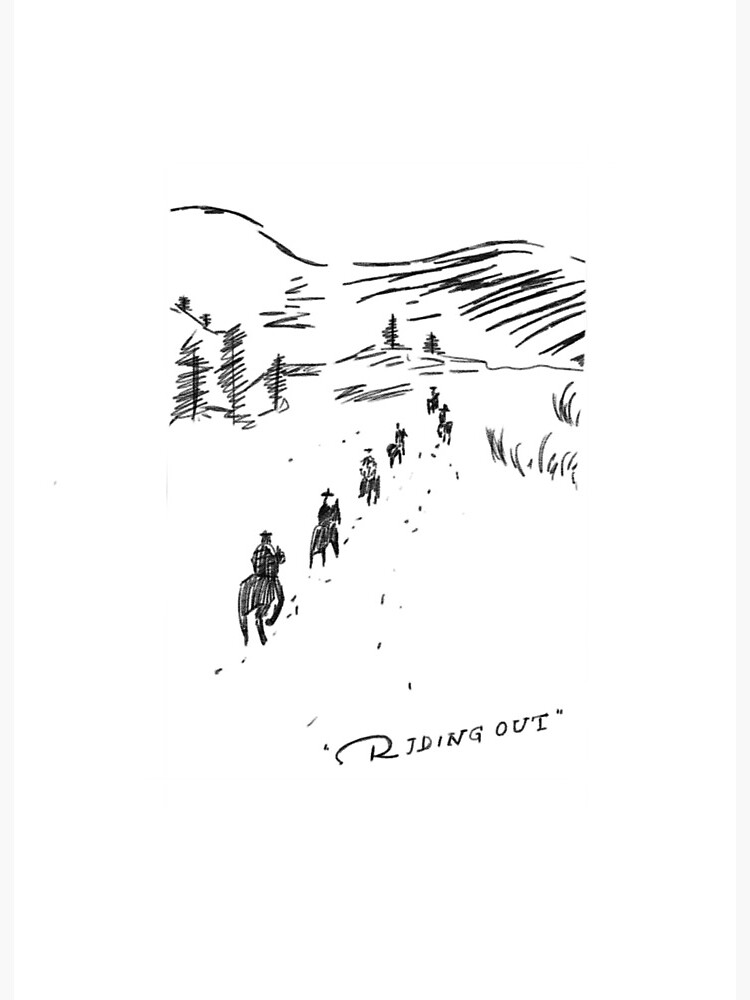 "Riding Out (lineless) " Art Board Print for Sale by hfirling | Redbubble
