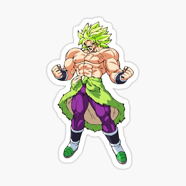 "Broly - Legendary Super Saiyan" Sticker for Sale by ShouYou19 | Redbubble