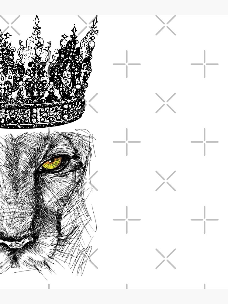 Póster «El león es el rey de la jungla y el rey de los animales.» de ...