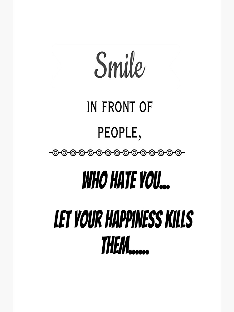 Smile Attitude Quotes