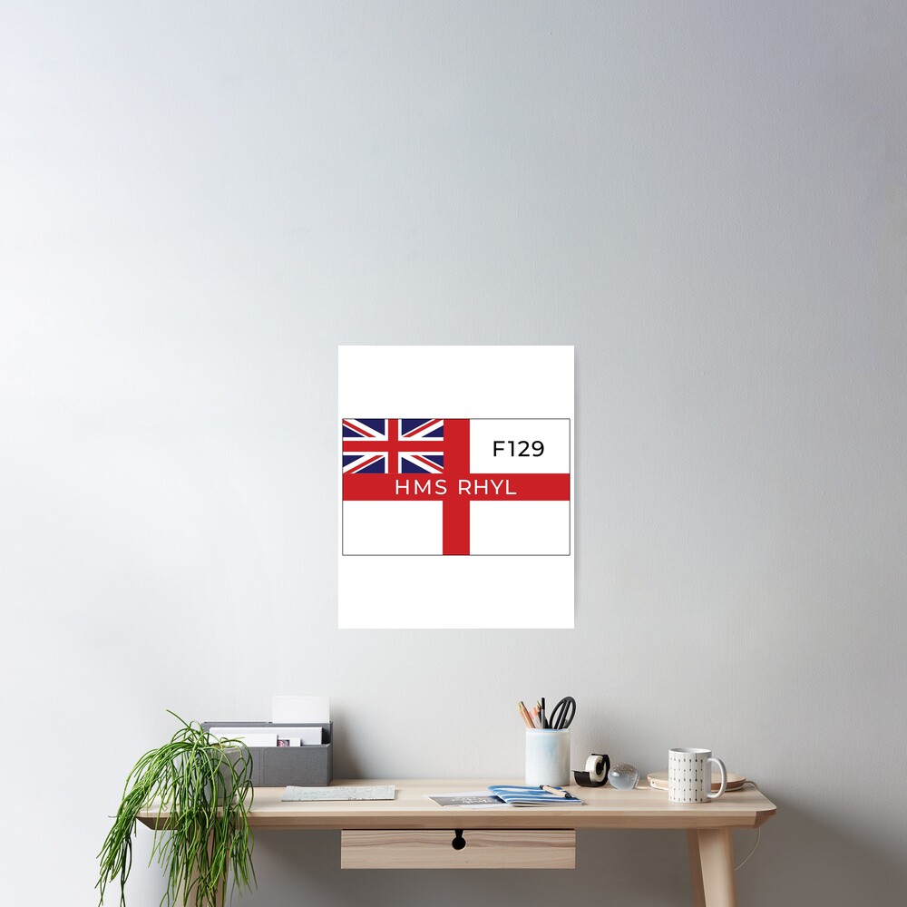 "HMS Rhyl On British White Ensign - F129 - British Navy Type 12M ...