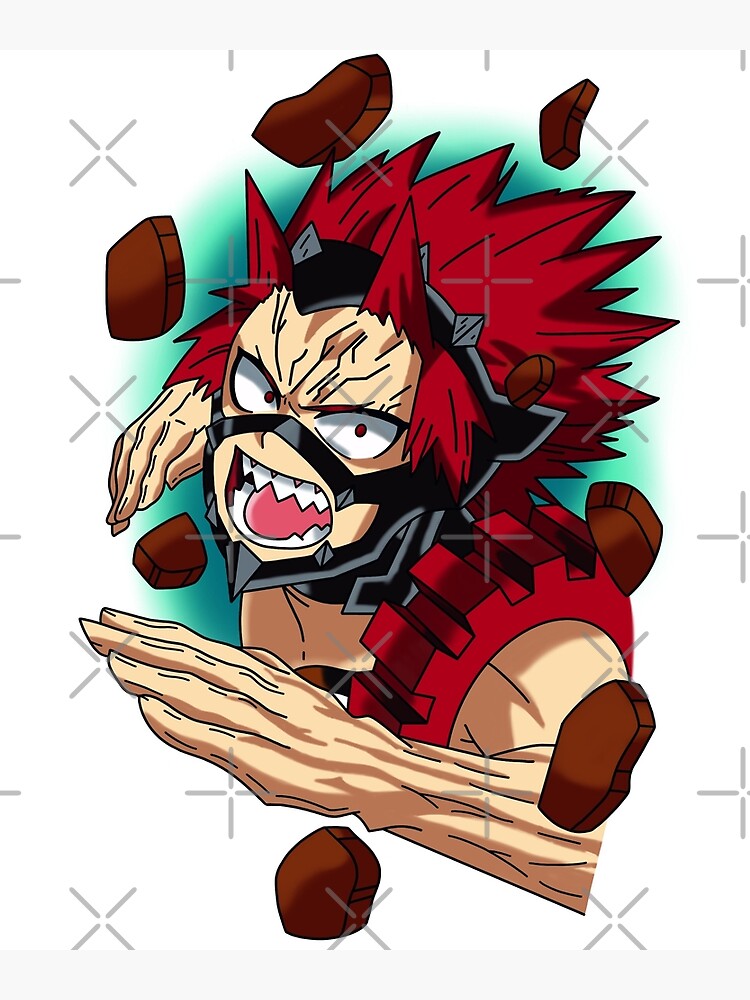 "kirishima eijiro MHA" Poster for Sale by AmelieLacroix | Redbubble