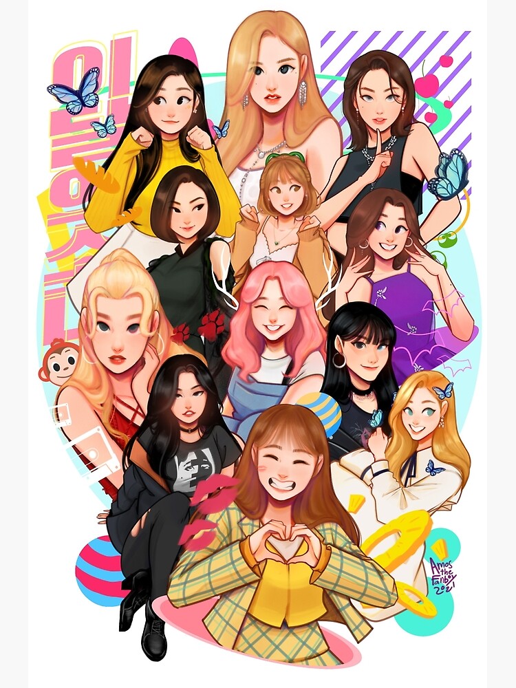 "stan LOONA" Art Print by AmostheFanboy15 | Redbubble