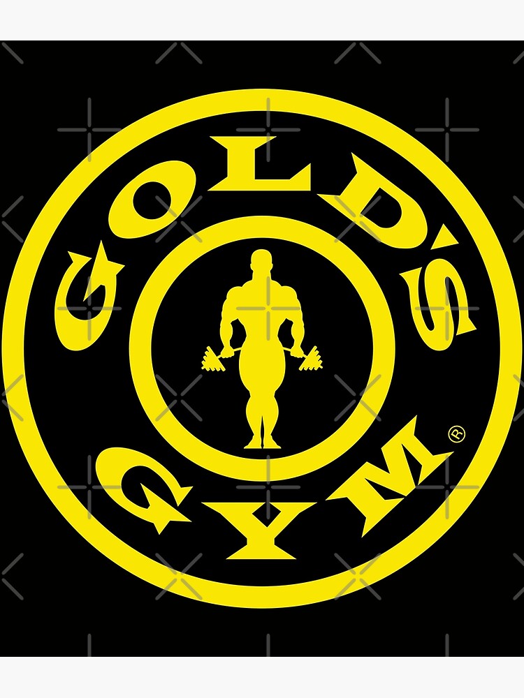 "Gold Gym Logo" Poster for Sale by BarbellClothing | Redbubble