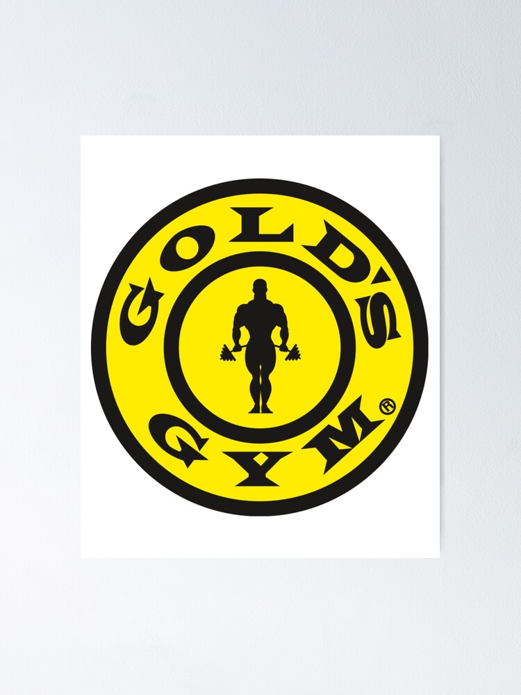 "Gold Gym Logo" Poster for Sale by BarbellClothing | Redbubble