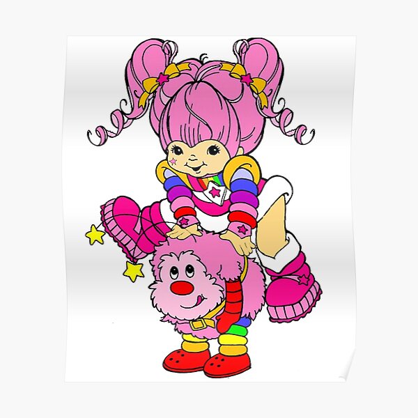 "Rainbow Brite" Poster by SnouchaArt | Redbubble