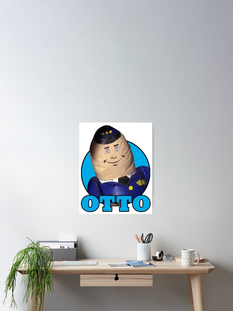 "Airplane Otto" Poster by JackCarter2501 | Redbubble