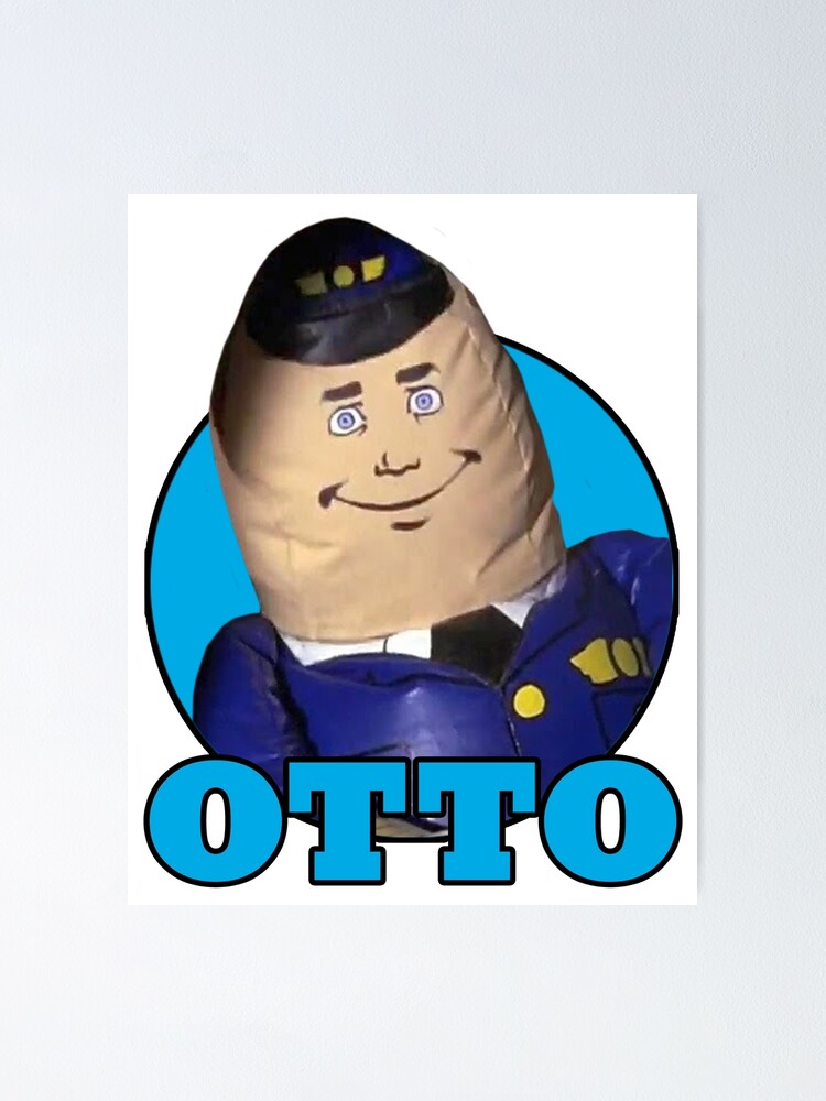 "Airplane Otto" Poster by JackCarter2501 | Redbubble