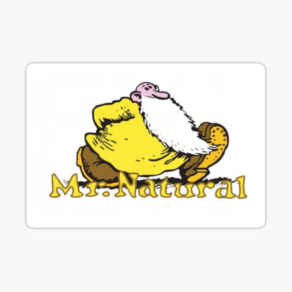 "Mr. Natural" Sticker for Sale by wethelionsarise | Redbubble