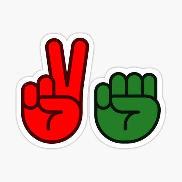 "BBM Sara Hand Signs v1" Sticker for Sale by wearitwpride | Redbubble