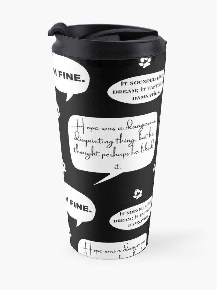 "AFTG Quotes" Travel Coffee Mug for Sale by aliceofspades | Redbubble