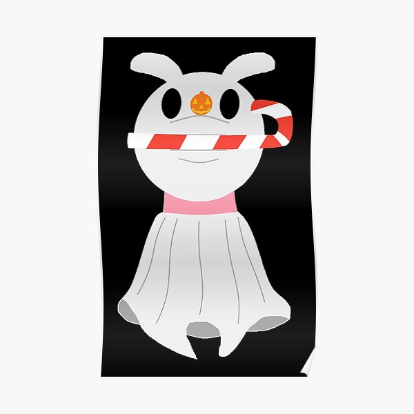 "the nightmare before christmas cute chibi zero" Poster for Sale by ...