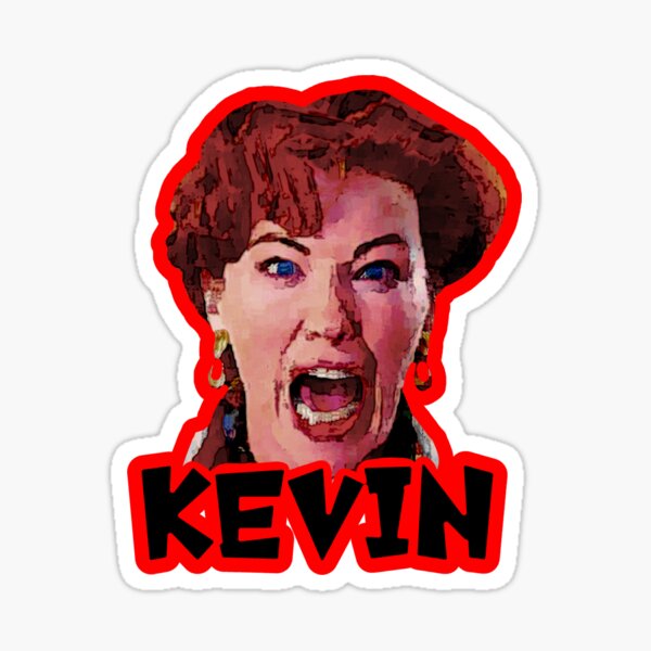 "KEVIN!!!" Sticker by soba94 | Redbubble