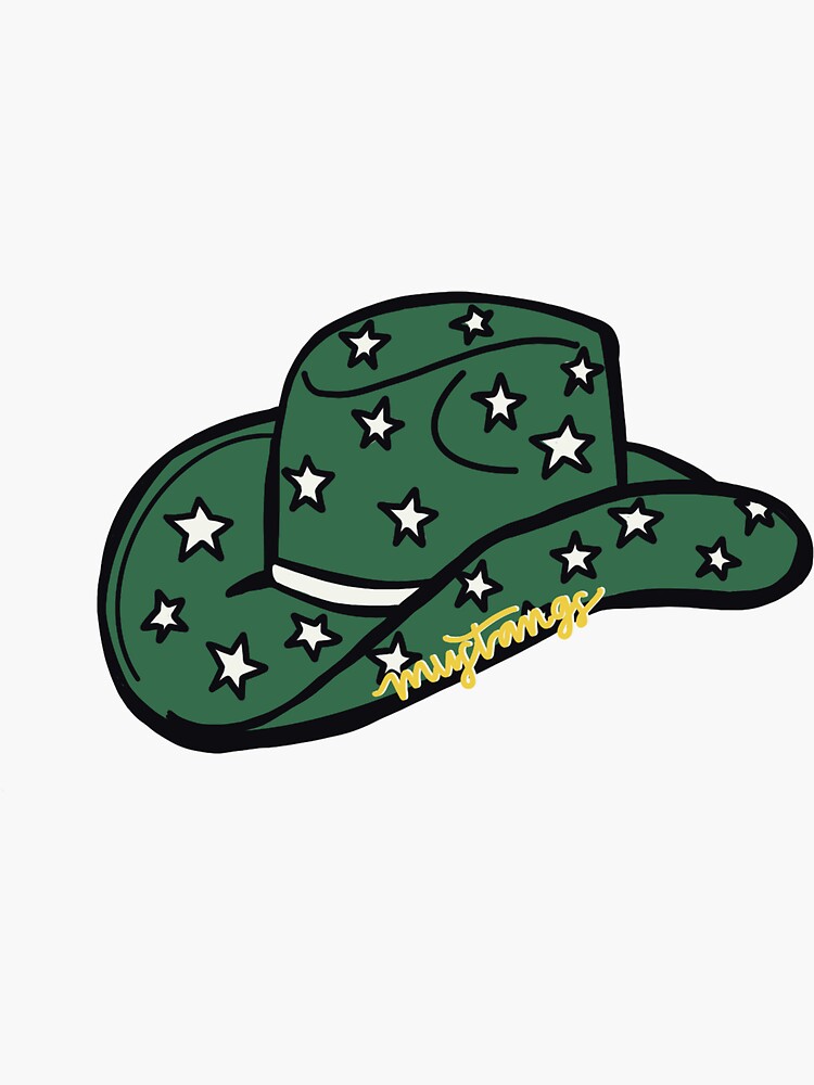 "Cal Poly Slo Cowboy Hat" Sticker for Sale by KaitNoelle | Redbubble