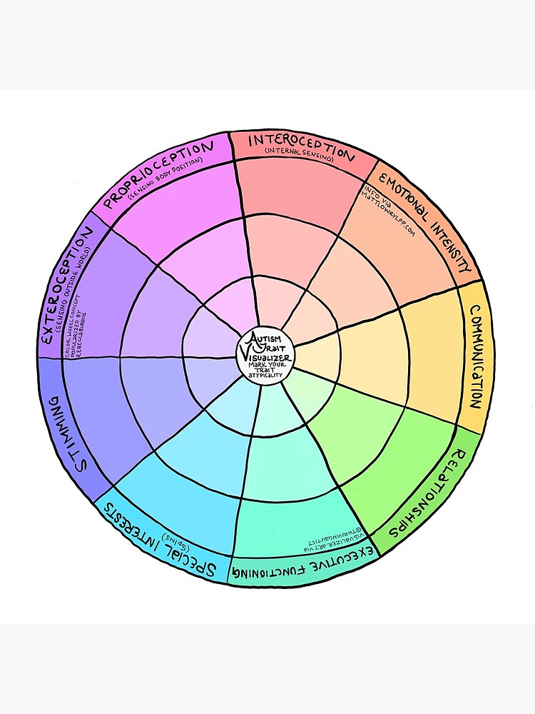 "Autism Visualizer " Metal Print for Sale by Thriving Autist | Redbubble