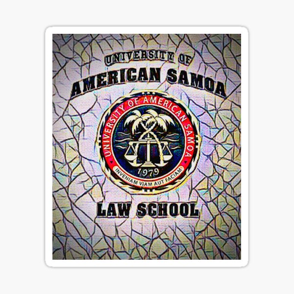 "American Samoa University" Sticker by Stratoguayota | Redbubble