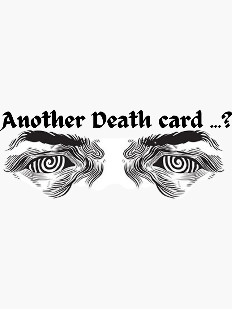 "Inscryption Leshy Eyes >.>" Sticker for Sale by NewWaveStyle | Redbubble