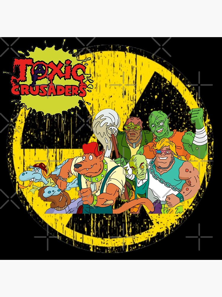 "The Toxic Crusaders Crew Radiation Sign" Poster for Sale by Apex5 ...