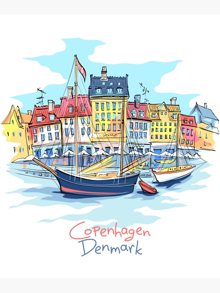 "Copenhagen - Denmark" Poster for Sale by ClassyGeek1 | Redbubble