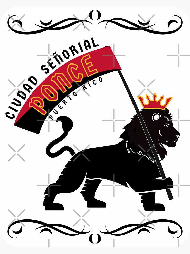 "Ponce Ciudad Señorial, Puerto Rico" Sticker for Sale by smaldonadopr ...