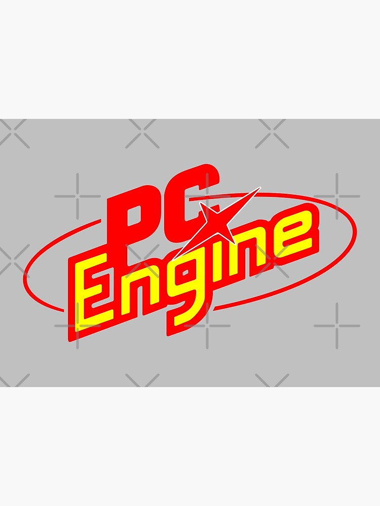 "PC Engine Logo (Red)" Art Print for Sale by RubenCRM | Redbubble