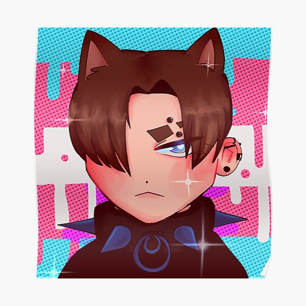 "trans catboy leon " Poster by swtchbladeee | Redbubble