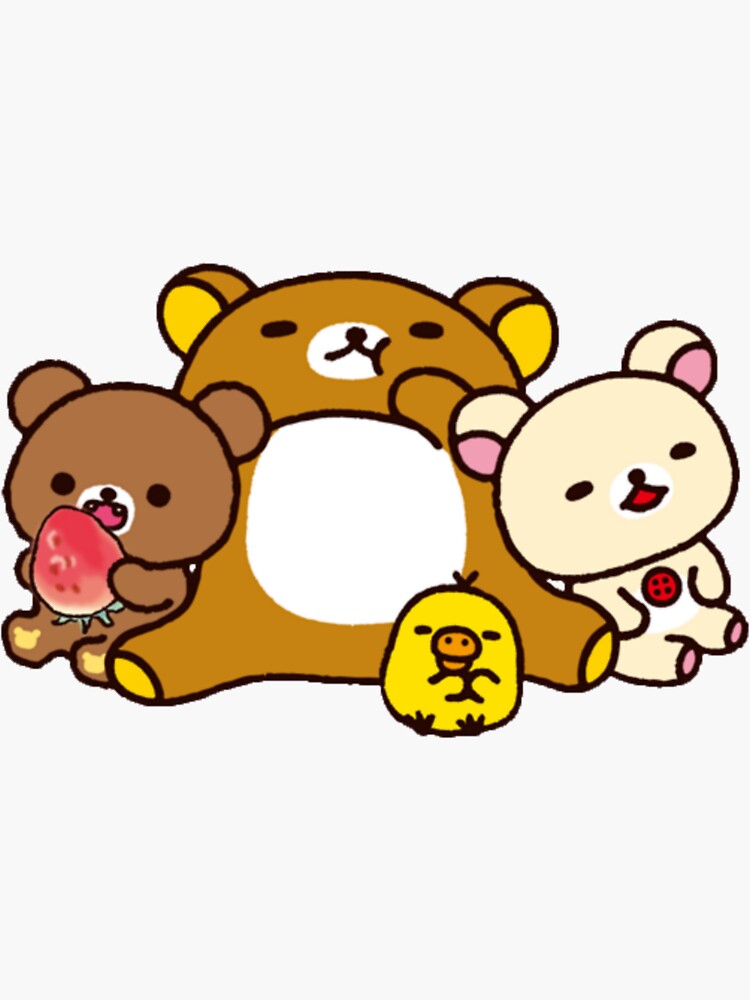 "Rilakkuma family" Sticker by Gamehamza | Redbubble