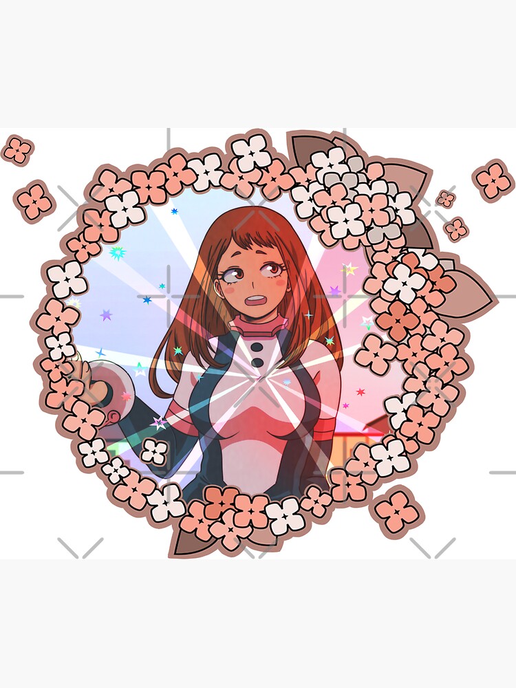 Imán Uraraka Uraraka Sticker Ochacko Ochako Ochako Uraraka Boku No Hero My Hero Academia