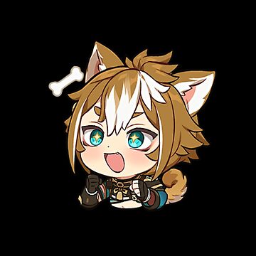 "Chibi Gorou Genshin Impact Gorou Chibi Cute " Sticker for Sale by ...