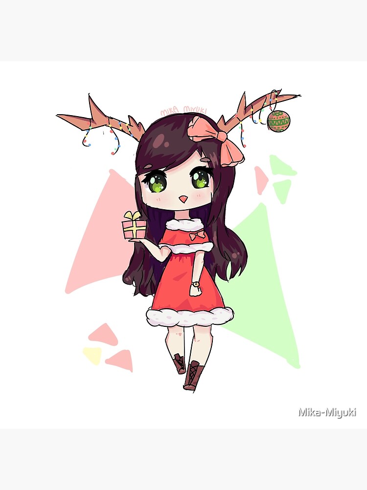 "Christmas Jen" Poster by Mika-Miyuki | Redbubble