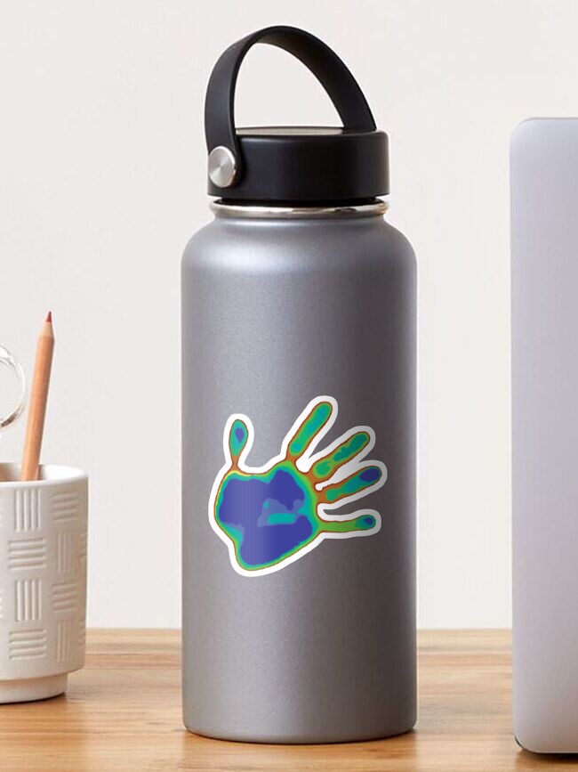 "Thermal hand print" Sticker for Sale by Yoohoo-xoErica | Redbubble