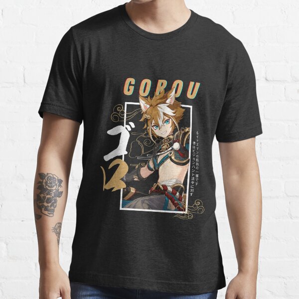 "Genshin Impact Gorou " T-shirt for Sale by Omagatoki | Redbubble ...