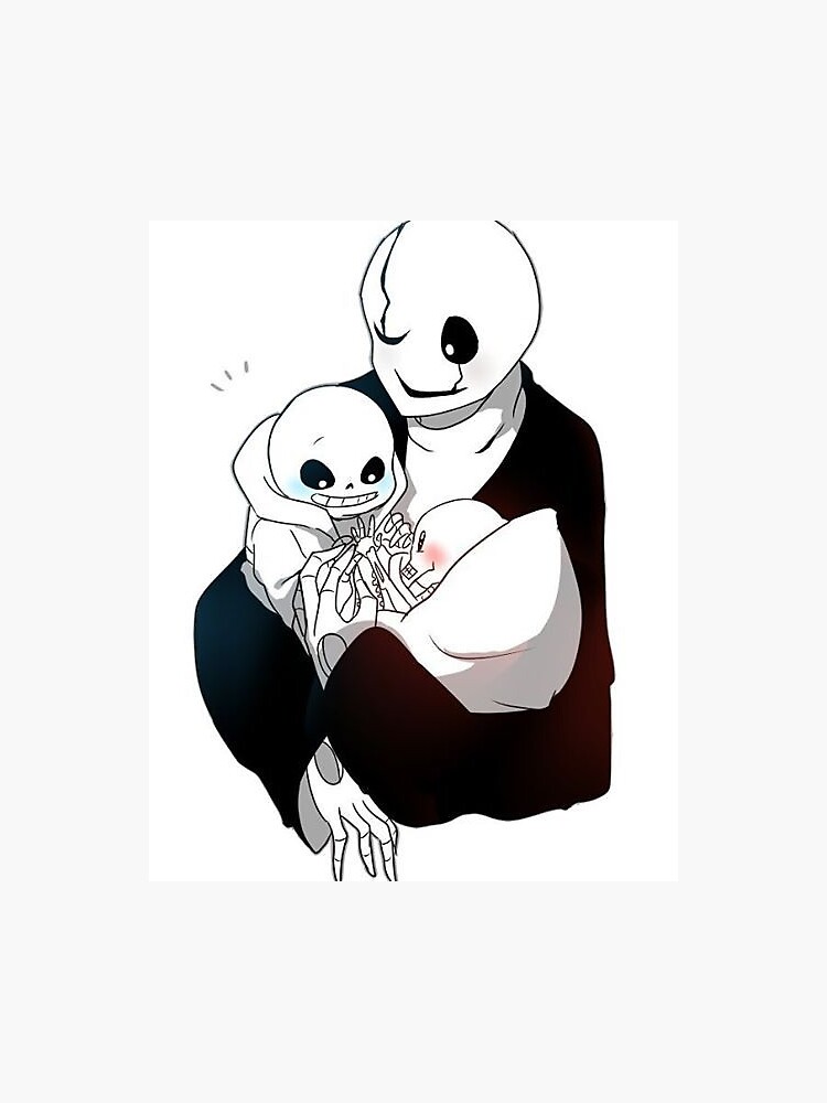 Daddy Gaster Sticker Undertale Sticker For Sale By Lourdescordova Redbubble