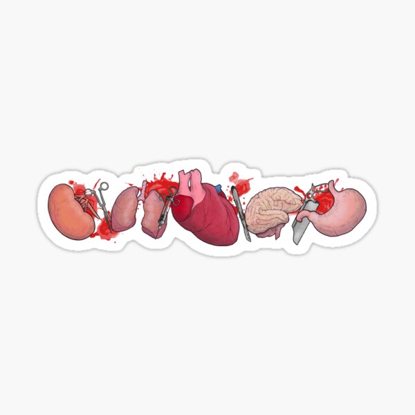 "SURGERY" Sticker for Sale by WEARWOLVES | Redbubble
