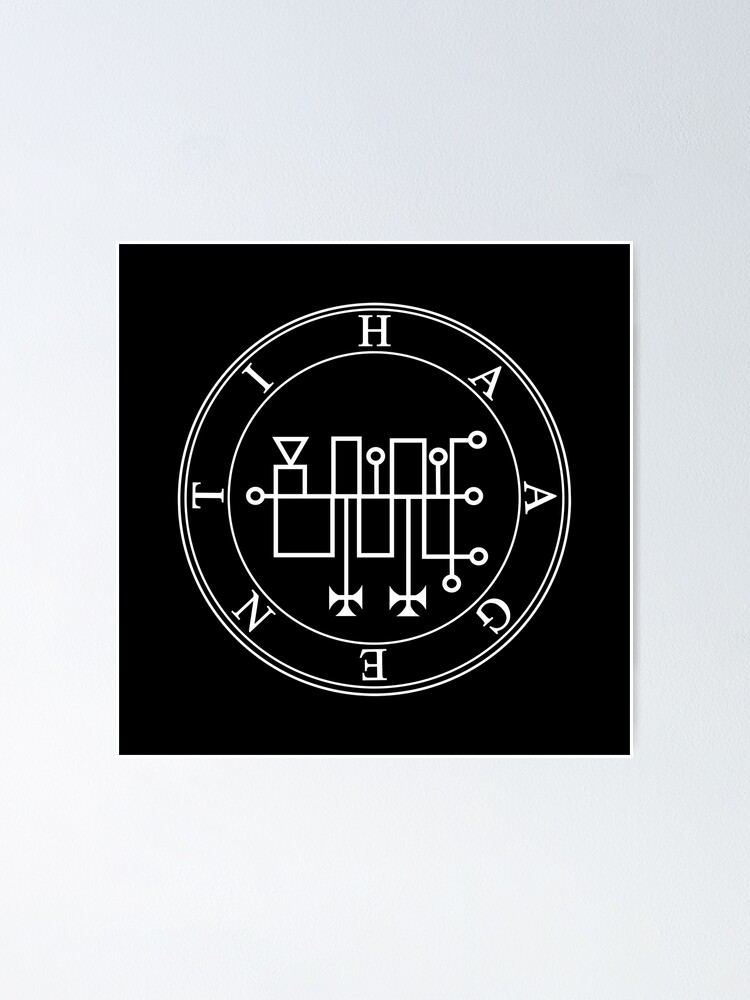 "Haagenti - Goetia (white)" Poster for Sale by Shadow-Kingdom | Redbubble