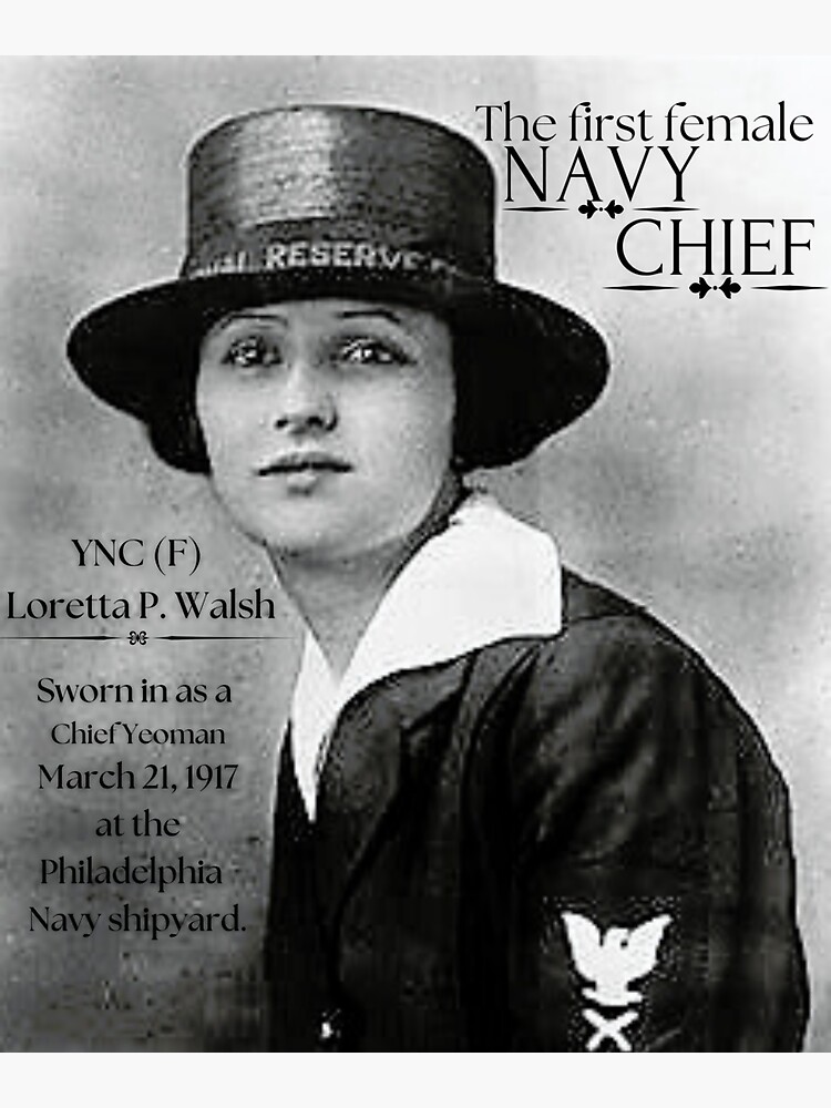 "The first female Chief Petty Officer" Sticker by TightFit80 | Redbubble