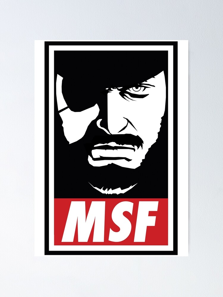 "MSF" Poster for Sale by TwistedBeard | Redbubble