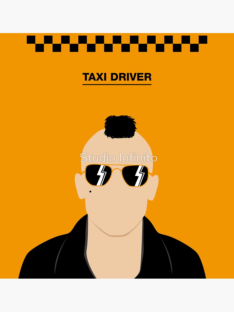 "Taxi Driver" Sticker for Sale by studioinfinito | Redbubble